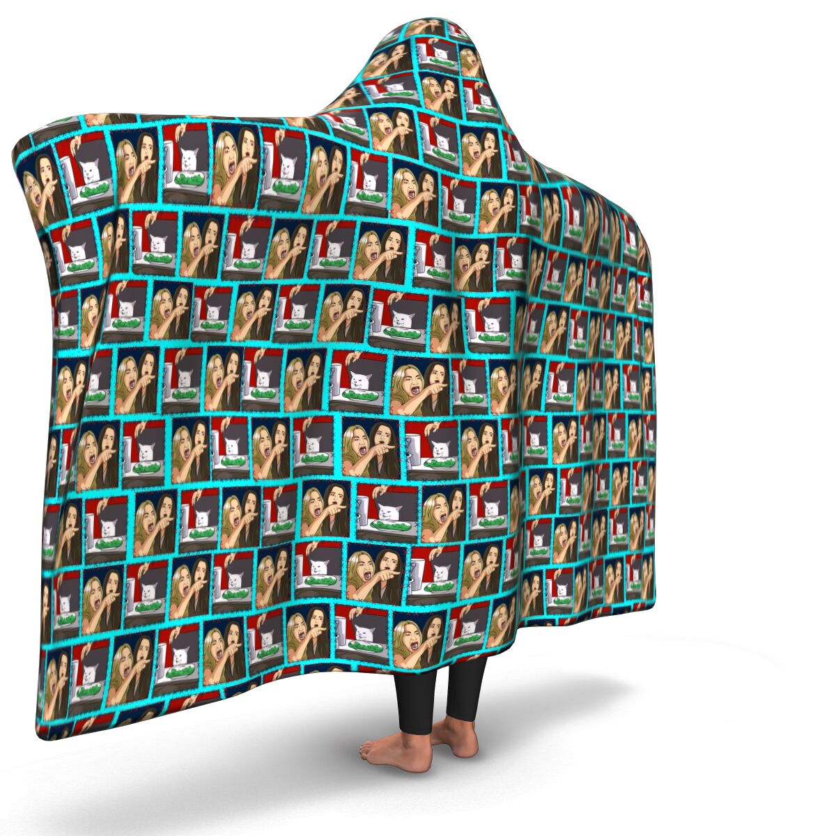 Smudge & Woman Hooded Blanket – Madeinhvn Ltd